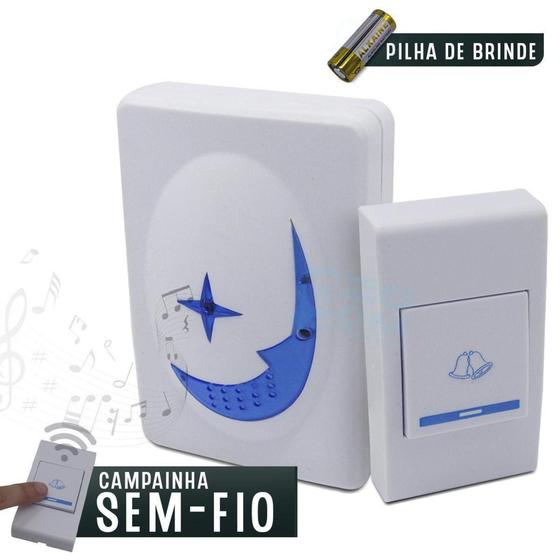 Campainha Residencial Sem Fio Bivolt -Drsckn 1230 - Spmilk - Campainha ...