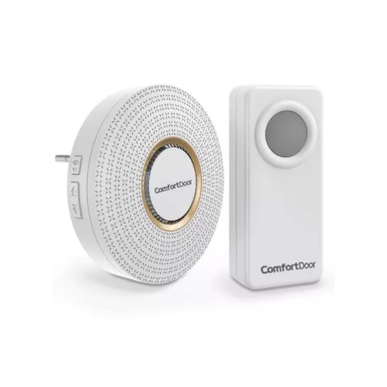 Campainha Wireless Sem Fio Preta Bivolt Casa Comfort Door - Campainha ...