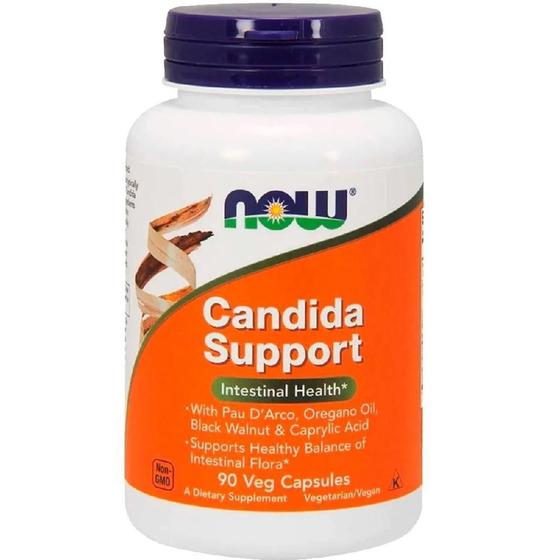 Candida Support 90 Capsulas Now Foods - Lactobacilos - Magazine Luiza