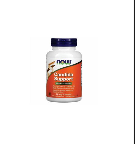 Candida Support Cápsula 60 - NOW - Nutricosméticos - Magazine Luiza
