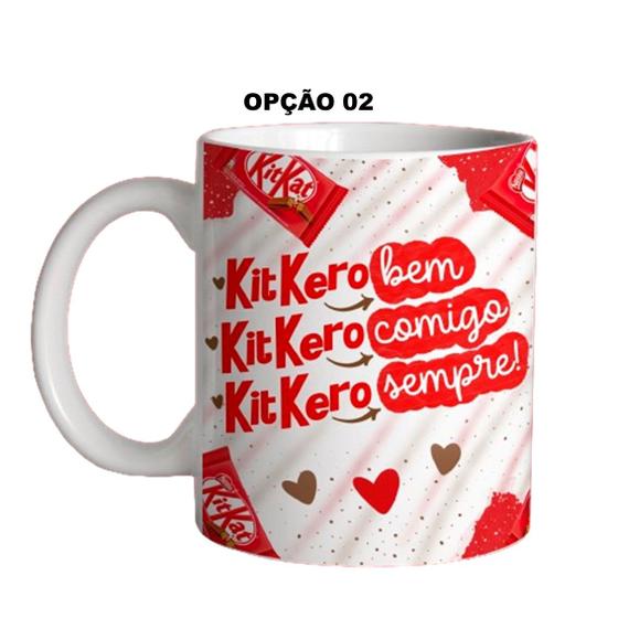 Caneca 325ml Flork Páscoa Kit Kat Kit Kero bem comigo sempre - LARANJA ...