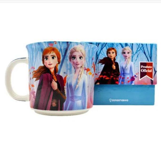 Caneca 350Ml Frozen - Elsa Oficial Disney - Zona Criativa - Canecas ...