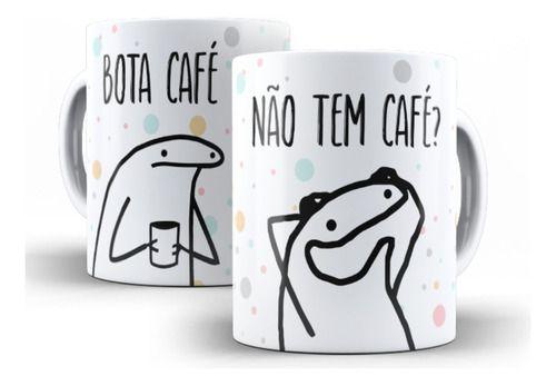 Caneca Cerâmica Flork Bota Café Frase Cafeína Meme 10612 - Los ...
