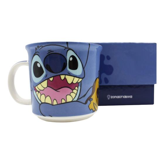 Caneca Cerâmica Lilo & Stitch Mundo Disney Licenciado - Zona Criativa ...