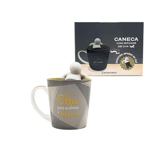 Caneca com Infusor de Chá Para Acalmar a Alma 350 ml - melhores ...