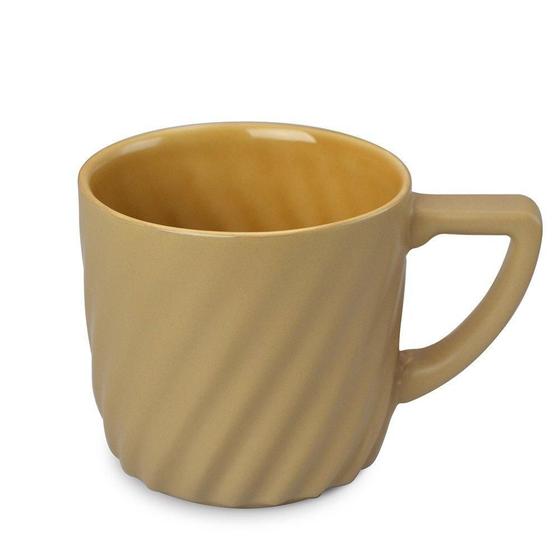 Caneca De Cerâmica Twist Classic 300Ml Ocre Ceraflame Gourme - Ceraflame Gourmet - Caneca ...
