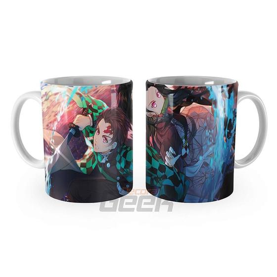 Caneca Demon Slayer Tanjiro e Nezuko Fan Art - Decora Geek - Canecas ...