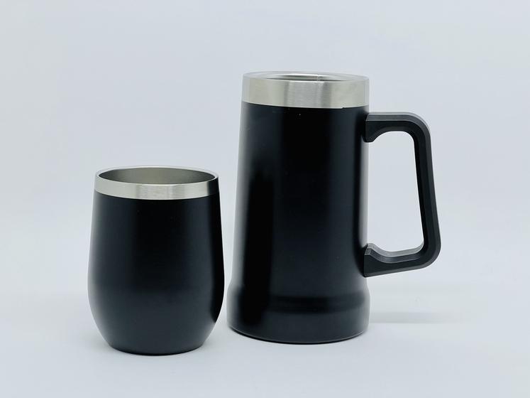 Caneca E Copo Térmico Cerveja Chopp Kit Com 2 Peças - Member's Mark ...