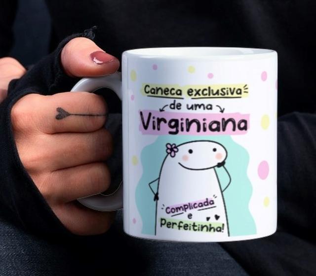 Caneca Exclusiva de uma Virginiana - Signos Flork Virgem - Est ...