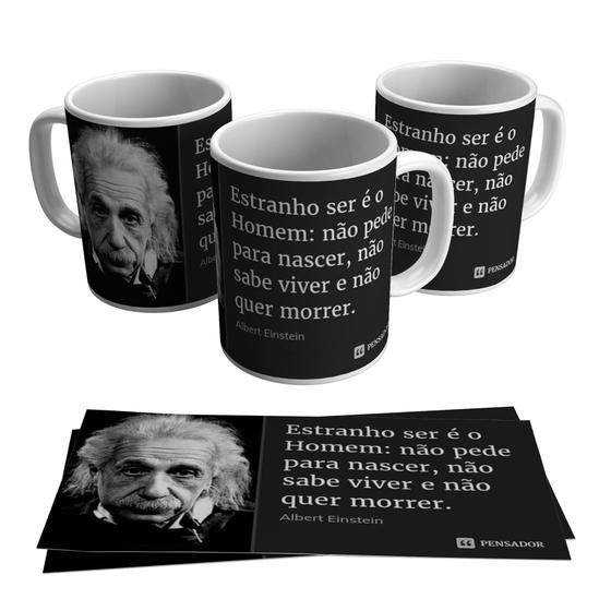 Caneca Famosa Albert Einstein Físico 325ml - Live - Canecas - Magazine Luiza