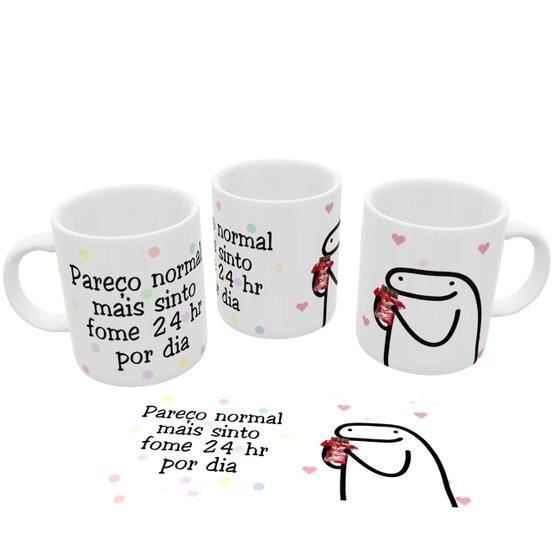 Caneca Meme Flork - Pareço Normal Mas Sinto Fome - Lunabu - Caneca ...