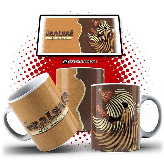 Caneca Obaluaê Yorimá Coleção Orixás da Umbanda e Candomblé Religiões ...