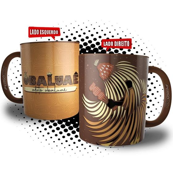 Caneca Obaluaê Yorimá Coleção Orixás da Umbanda e Candomblé Religiões ...