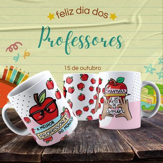 Caneca personalizada dia dos professores modelo 003 - Ck personalizados - Caneca - Magazine Luiza
