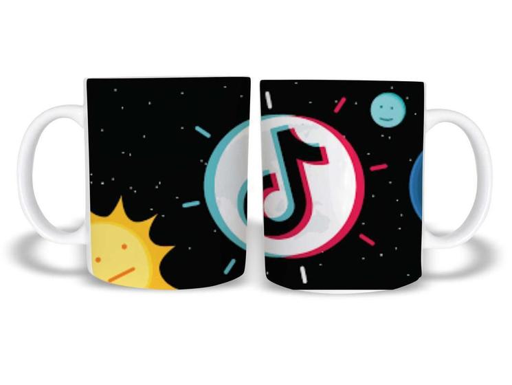 Caneca Polímero 325Ml Tik Tok Sol E Lua - Naltic - Canecas - Magazine Luiza