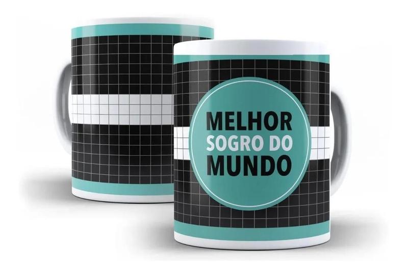Caneca Porcelana Melhor Sogro Do Mundo Presente Família - Villa Caneca ...