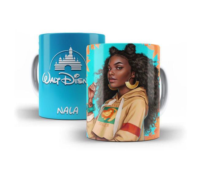 Caneca Porcelana Princesas Modernas Nala Rei Leão - Villa Caneca ...