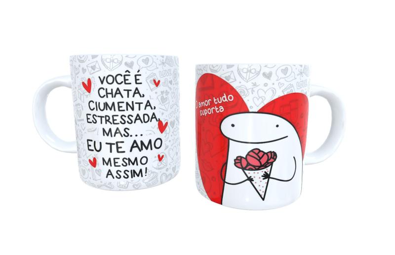 Caneca Presente Dia Dos Namorados Meme Flork - Lunabu - Caneca ...