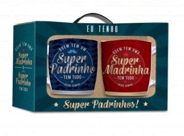 Caneca urban c/2un - super padrinhos - Brasfoot - Caneca de Chá e Café ...