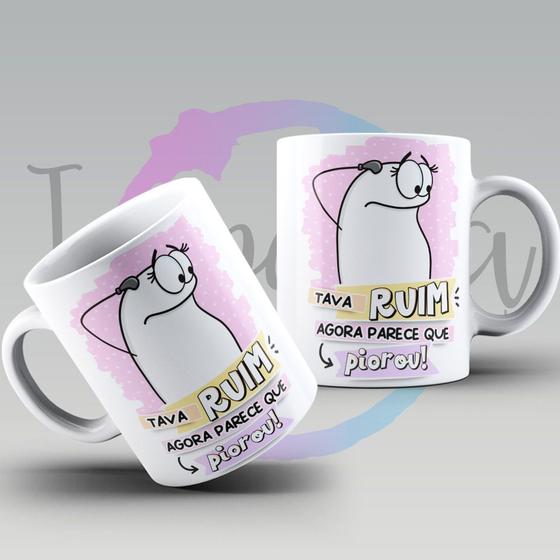 Caneca Xicara Bento Flork meme divertidas model 12 - Branca - Impacta ...