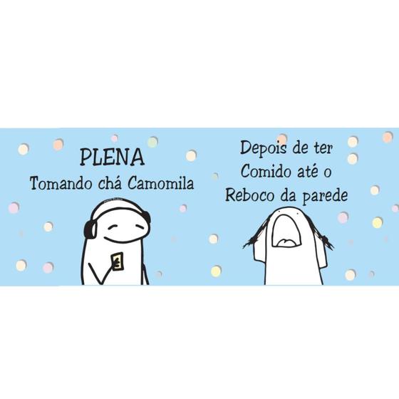 Canecas Flork Meme Livre de BPA 600ml + Canudo - Up! Lar - Caneca ...