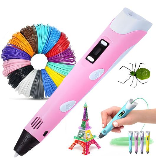 Caneta 3D Impressora para Amantes de Tecnologia Inovação em 3D - 3DPEN ...