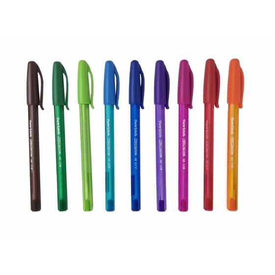 Caneta Esferográfica 1.0 mm Kilometrica Km100 Paper Mate Colors - PAPER ...