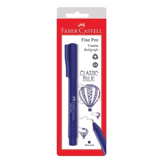 Caneta Finepen Faber Castell Colors 0,4mm C/1 Unidade - Azul - FABER-CASTELL - Caneta - Magazine ...