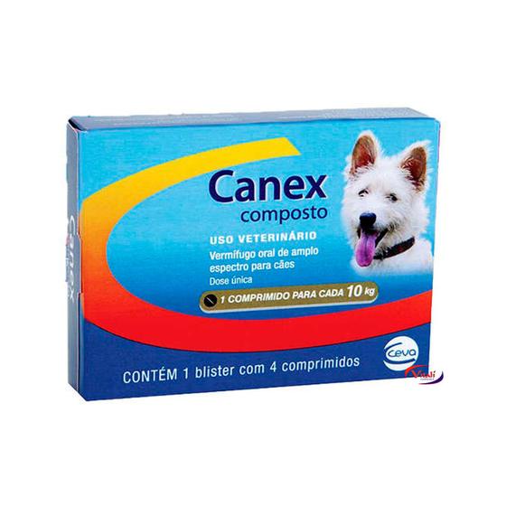 Canex composto 4 comprimidos - CEVA - Medicamentos - Magazine Luiza