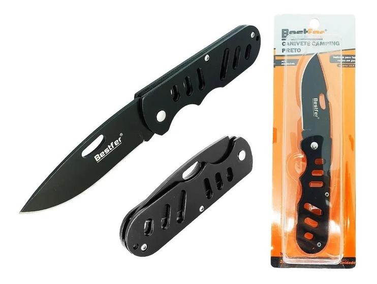 Canivete Multiuso Defesa Camping Tático Dobrável Bolso Inox - Bestfer ...