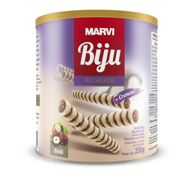 Canudo Biju Recheado Chocolate C/ Avela 250 G Marvi - Marvi alimentos ...