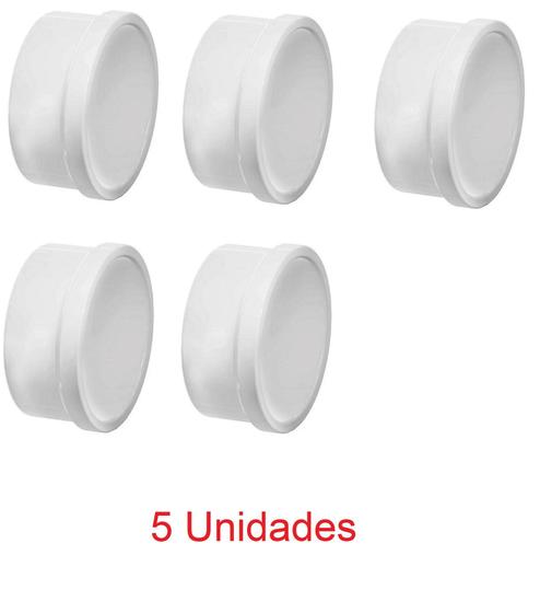 Cap Pvc P/Esgoto Prim Tampao Dn 100 5 Unidades - Krona - Cap para ...