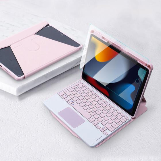 Capa Acrílico Teclado Touchpad Para iPad 9 A2604 + Película - STAR ...