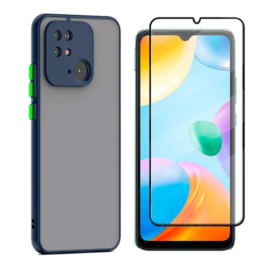 Capa Anti Impacto Xiaomi Redmi 10C + Pelicula Vidro 21D - M9 - Kit ...
