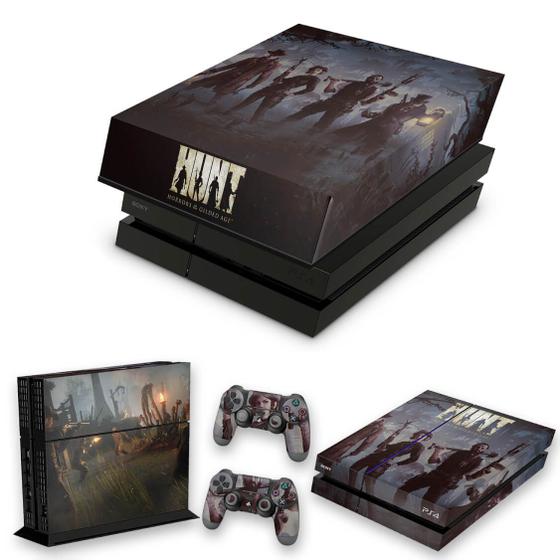 Capa Anti Poeira e Skin Compatível PS4 Fat - Hunt Horrors Of The Gilded ...