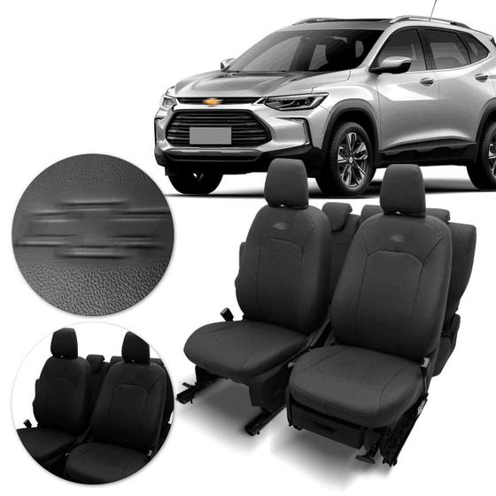 Capa Banco Tracker 2020 A 2022 Encosto Bipartido Assento Inteiriço Eco ...