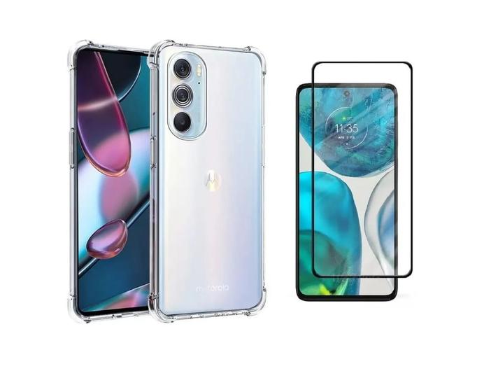 Capa Capinha Case Anti Impacto Pelicula Vidro Temperado 3d Motorola