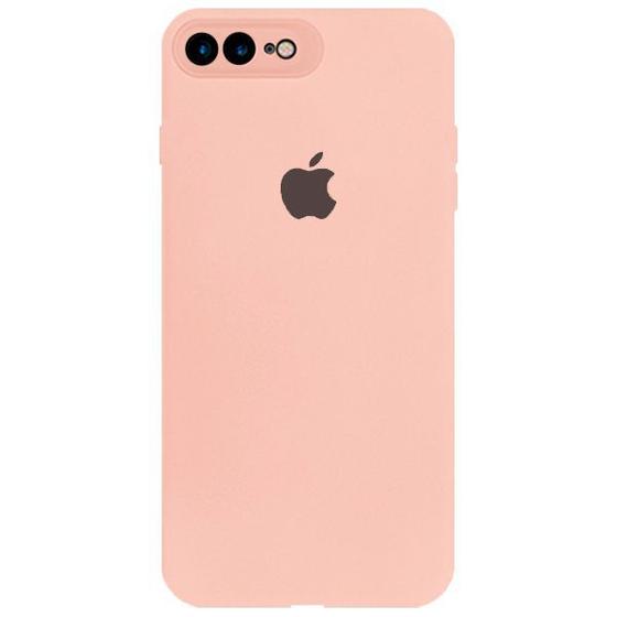 Capa Capinha Case Compatível Com iPhone 7 Plus / 8 Plus Silicone Liquid Interior Aveludado ...