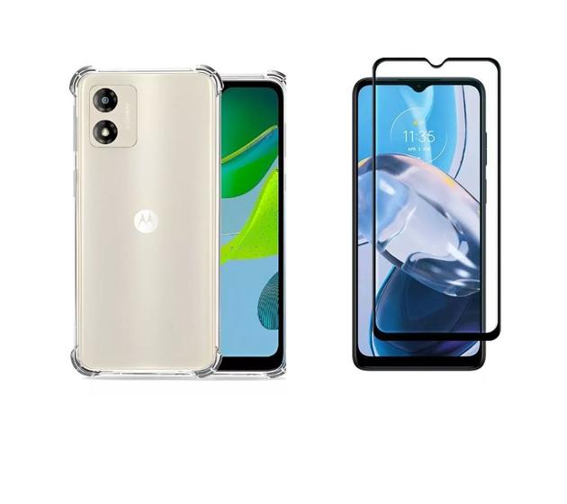 Capa Capinha Case Proteção Anti Impacto Pelicula Vidro 3d Motorola