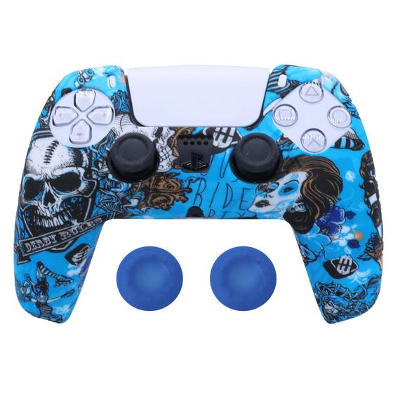 Capa Capinha Case Skin p/ Controle de PS5 Playstation 5 Protetora em ...