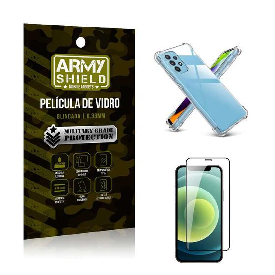 Capa Capinha Moto G53 5G Anti Shock + Película de vidro 3D - Armyshield ...