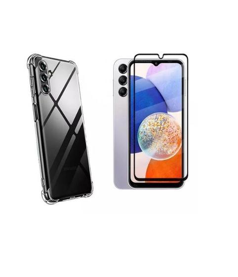 Capa Case Anti Impacto Para Samsung Galaxy A14 + Pelicula Vidro 3D - REVOMAC - Kit Capinha e ...