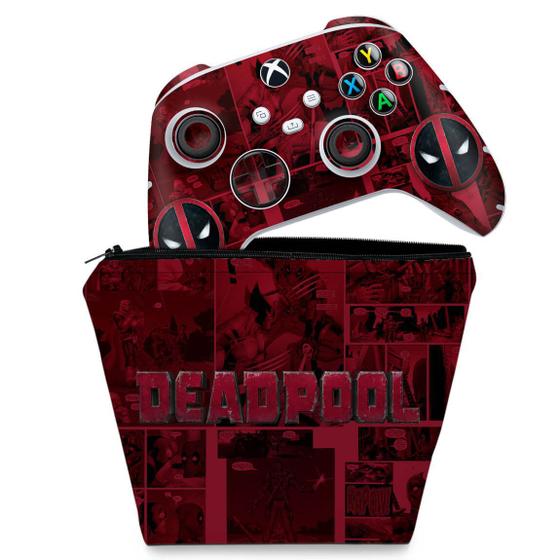 Capa Case e Skin Compatível Xbox Series S X Controle - Deadpool Comics ...