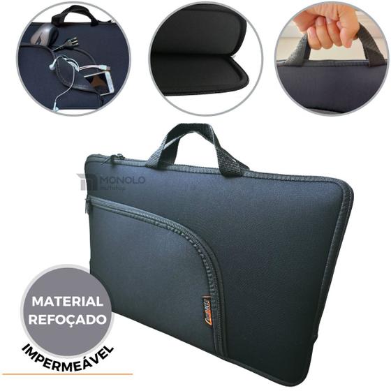 Capa Case Pasta Notebook 15,6 14 e 17 Maleta com Alça Compatível todas ...