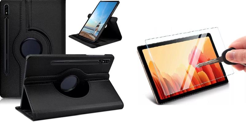 Capa Case Tablet Giratória + Película Para Samsung Tab S8 - Exploiter ...