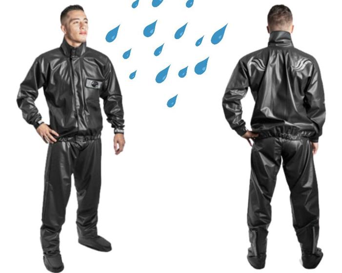 Capa Chuva Motoqueiro Alba Europa Preto Todos Tamanhos Original - Capas ...