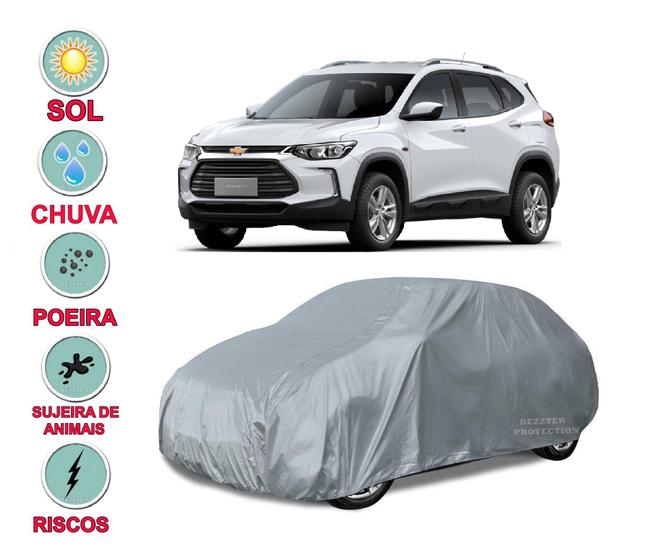 Capa cobrir carro Tracker 100% Impermeável Proteção Total Bezzter ...