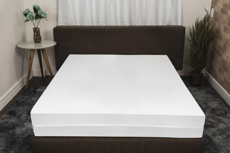 Capa Colchão Impermeável C/Zíper Casal 1,88X1,38X0,20M - Inova Ud ...