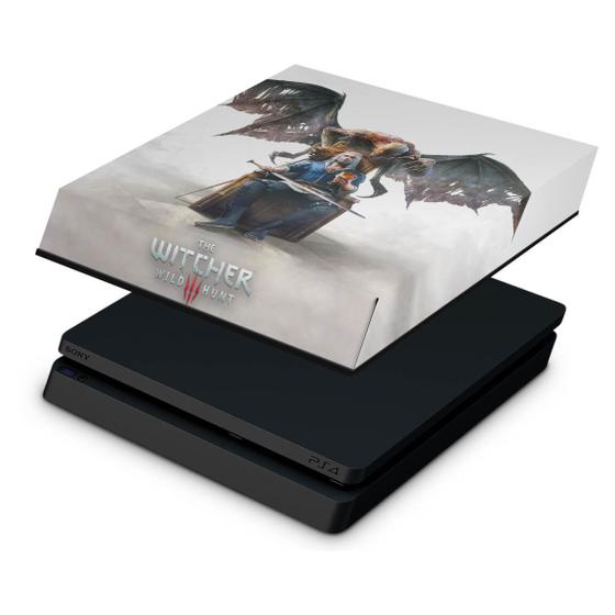 Capa Compatível PS4 Slim Anti Poeira - The Witcher 3 Wild Hunt - Blood ...