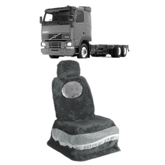 Capa De Banco Chinil Logo Para Volvo Fh 2010 Motorista Cinza - Olímpia ...